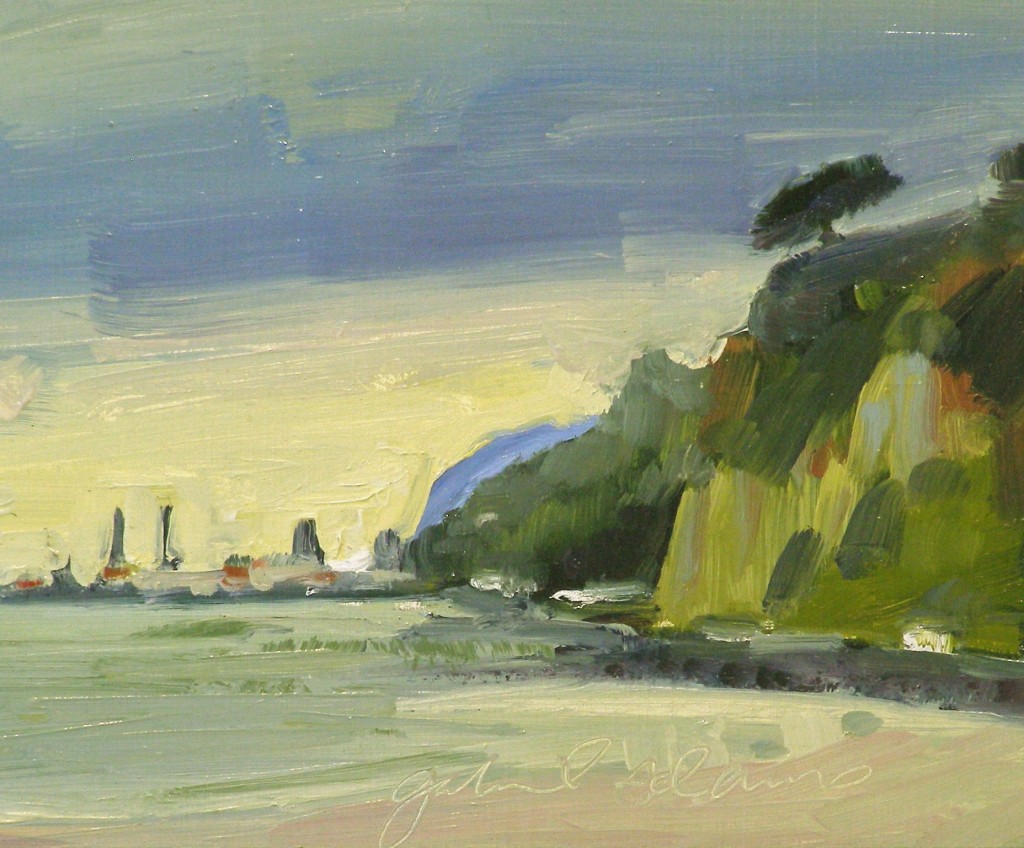 Pair of New Zealand Seascapes by Gabriel Edward Adams - Paul Kleinwald ...