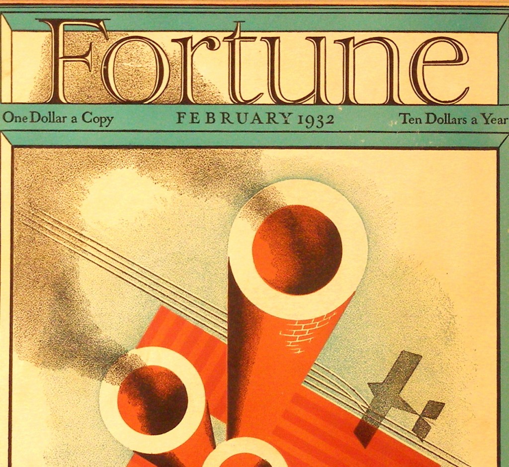 Fortune Magazine Cover for Feb. 1932 - Paul Kleinwald Art & Antiques