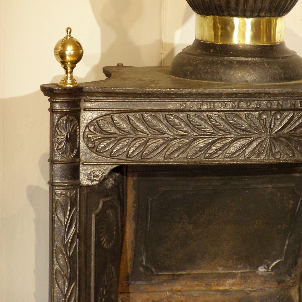 Antique Cast Iron and Brass Franklin Fireplace - Paul Kleinwald Art ...