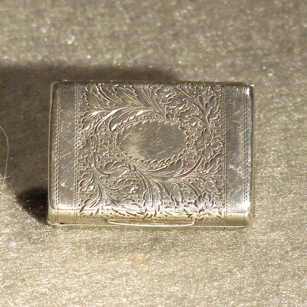 Antique Georgian Sterling Silver Vinaigrette by Joseph Willmore - Paul ...