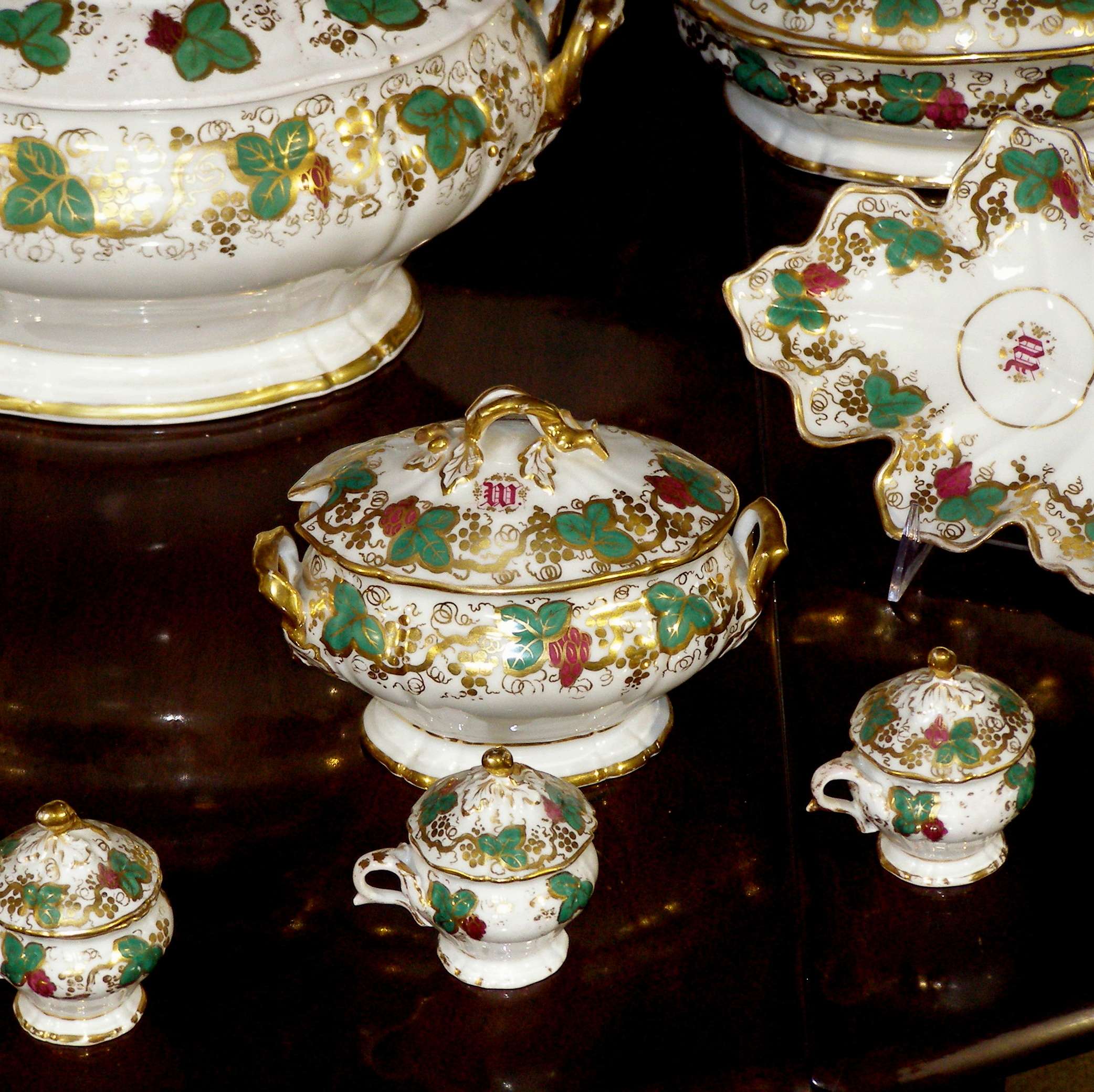Antique Paris Porcelain Set of Serving Pieces, Ca. 1850 - Paul ...