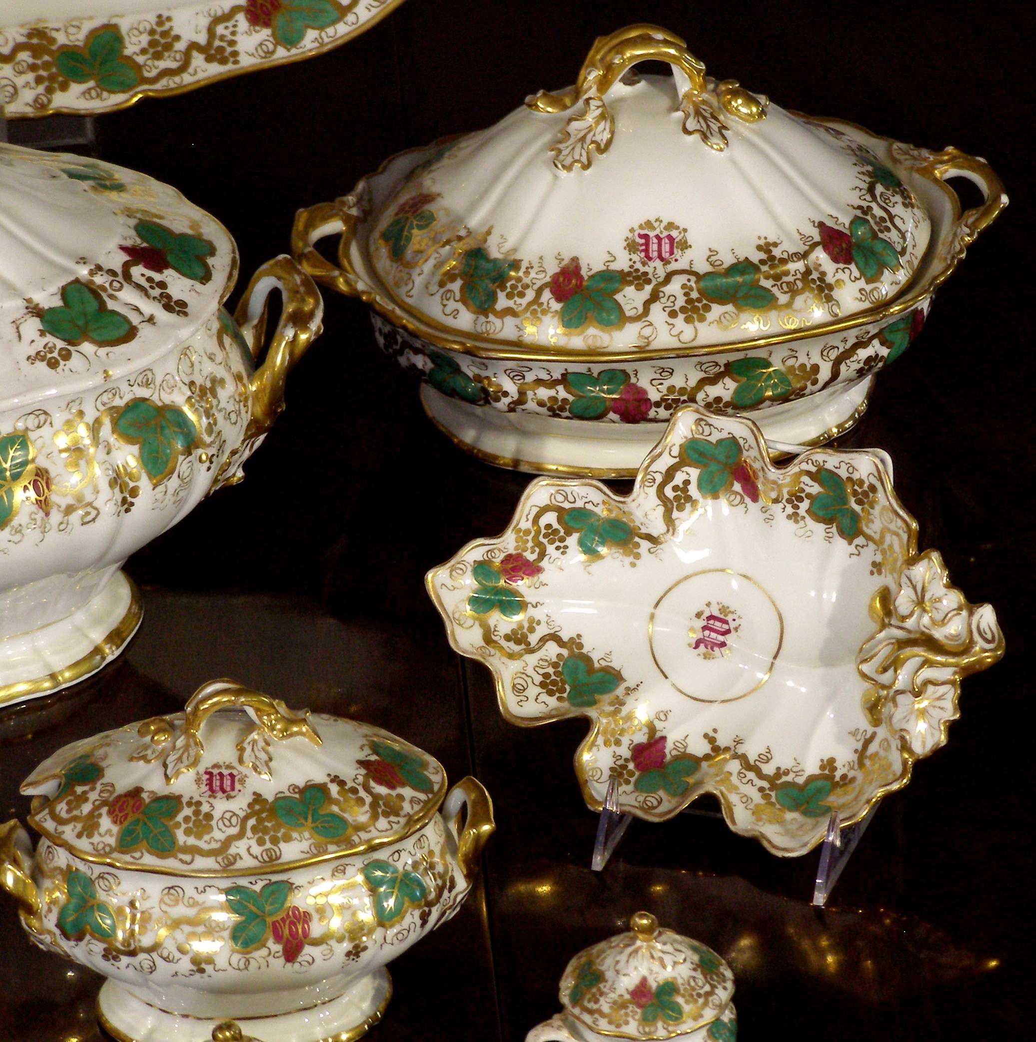Antique Paris Porcelain Set of Serving Pieces, Ca. 1850 - Paul ...