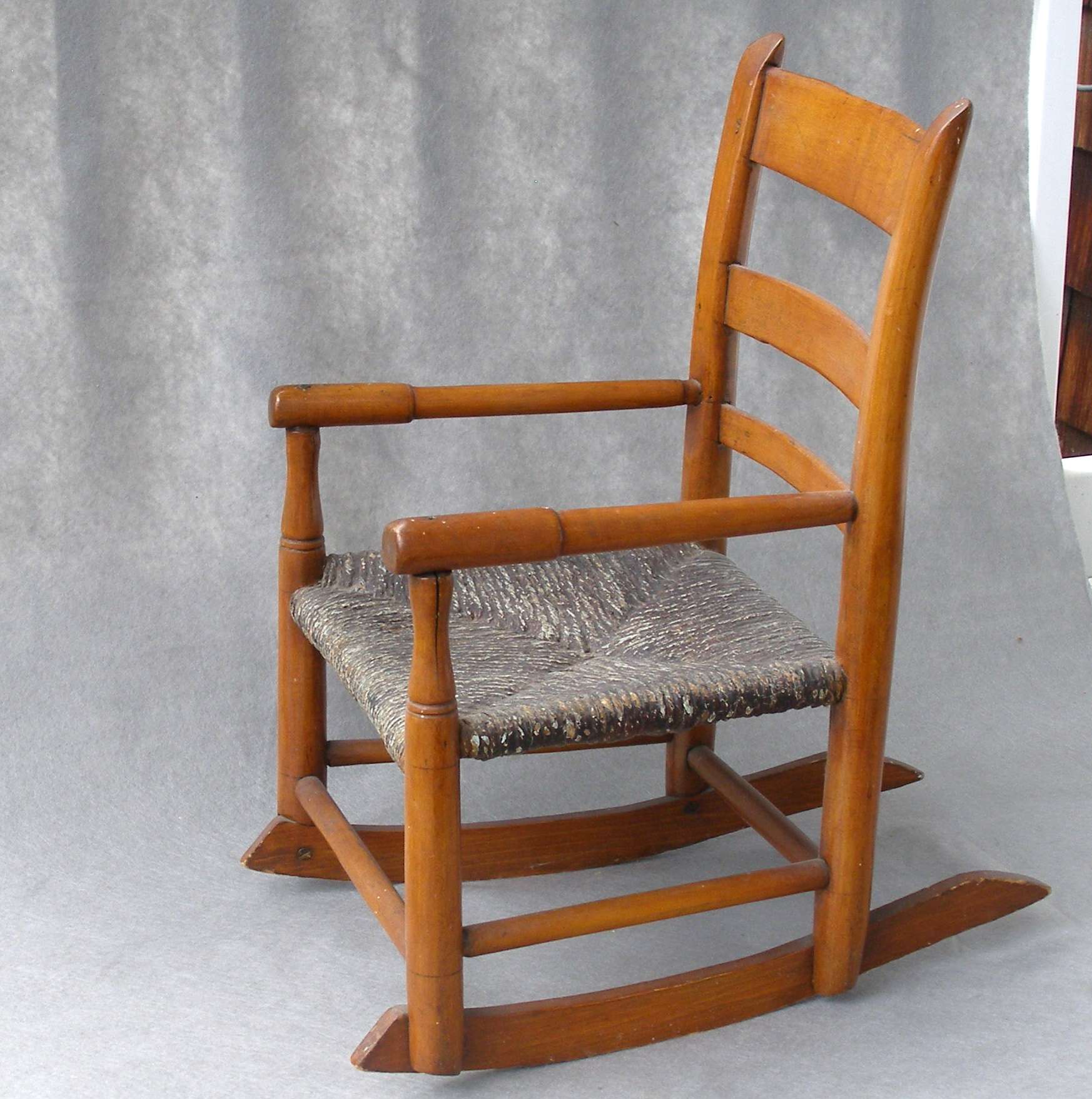 Antique Child's Rocking Chair, Ca. 1840 - Paul Kleinwald Art & Antiques