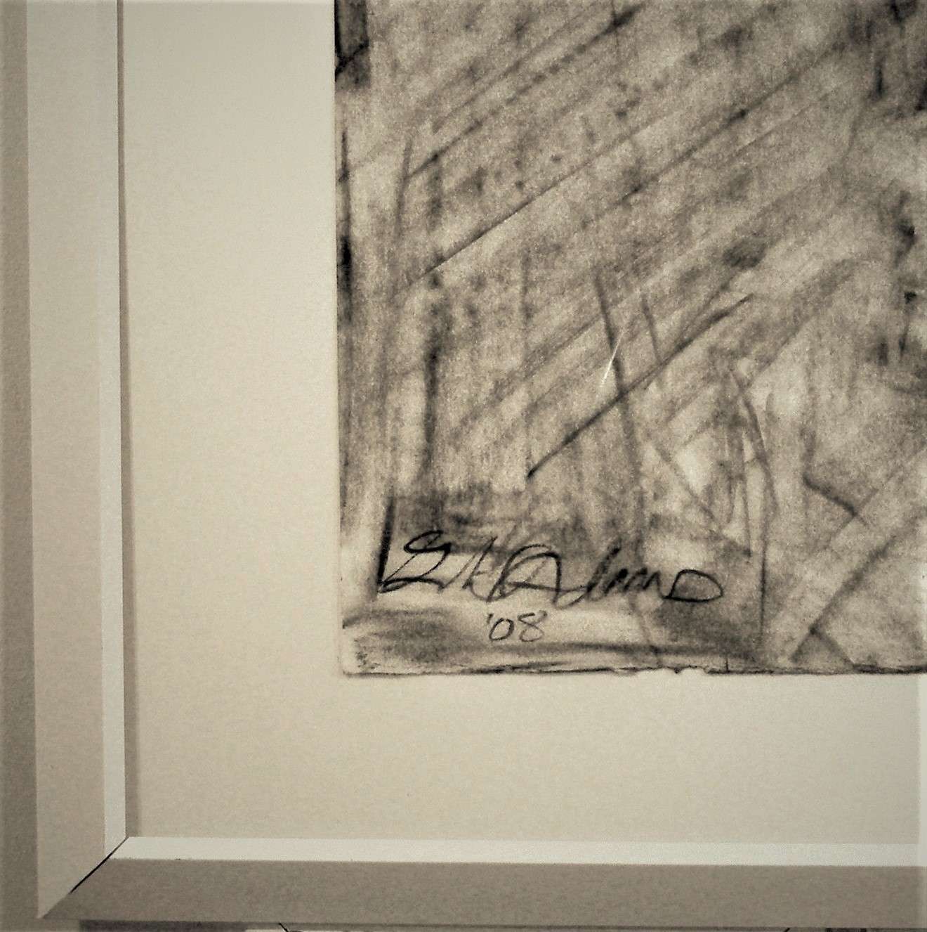 Gabriel Edward Adams, Garden With Monarda, Charcoal Drawing - Paul ...