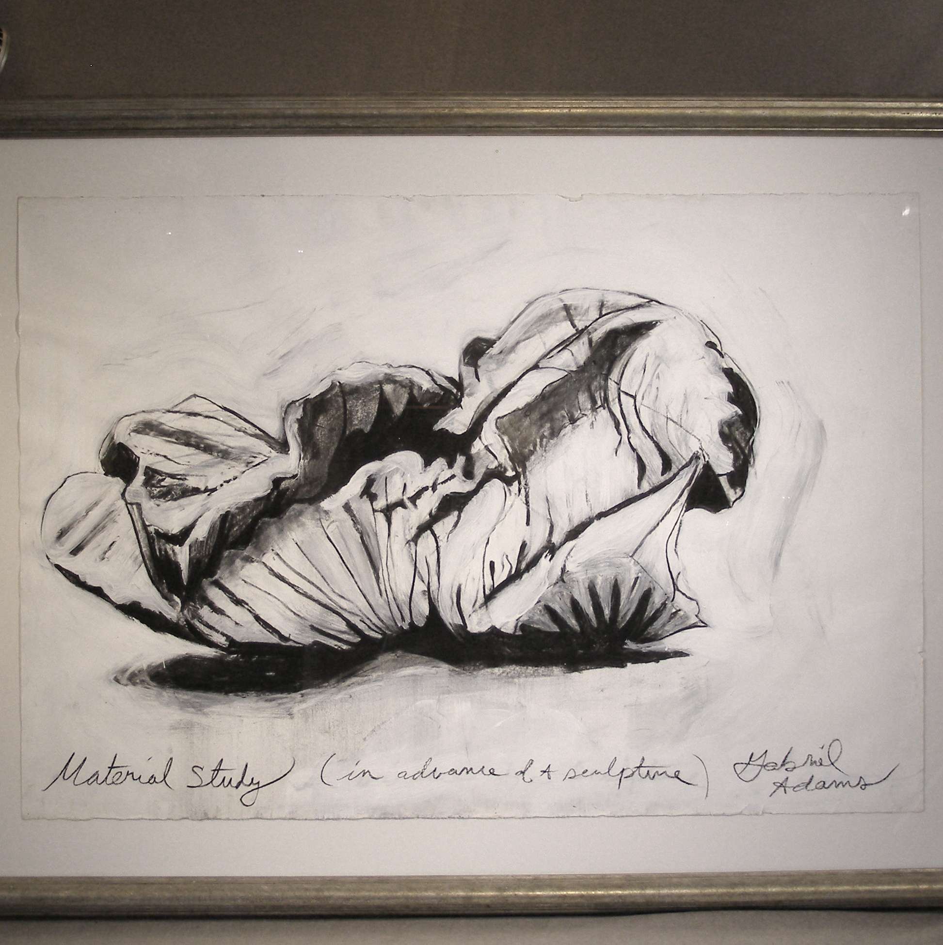 Gabriel Edward Adams, Material Study (in advance of a sculpture ...