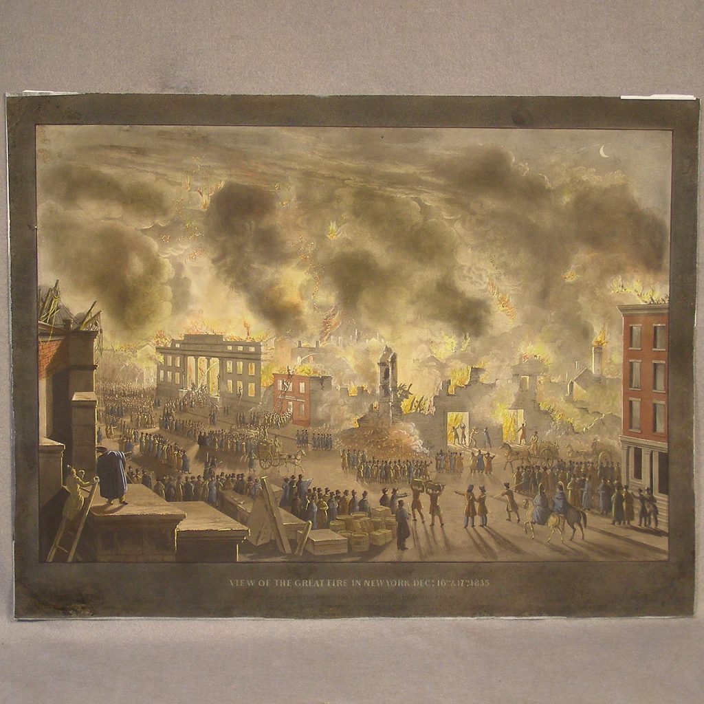 Prints of The Great Fire of New York 1835 - Paul Kleinwald Art & Antiques