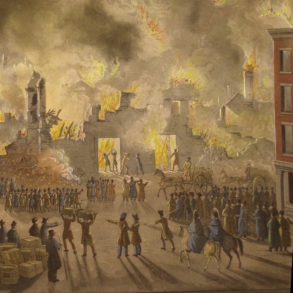 Prints of The Great Fire of New York 1835 - Paul Kleinwald Art & Antiques