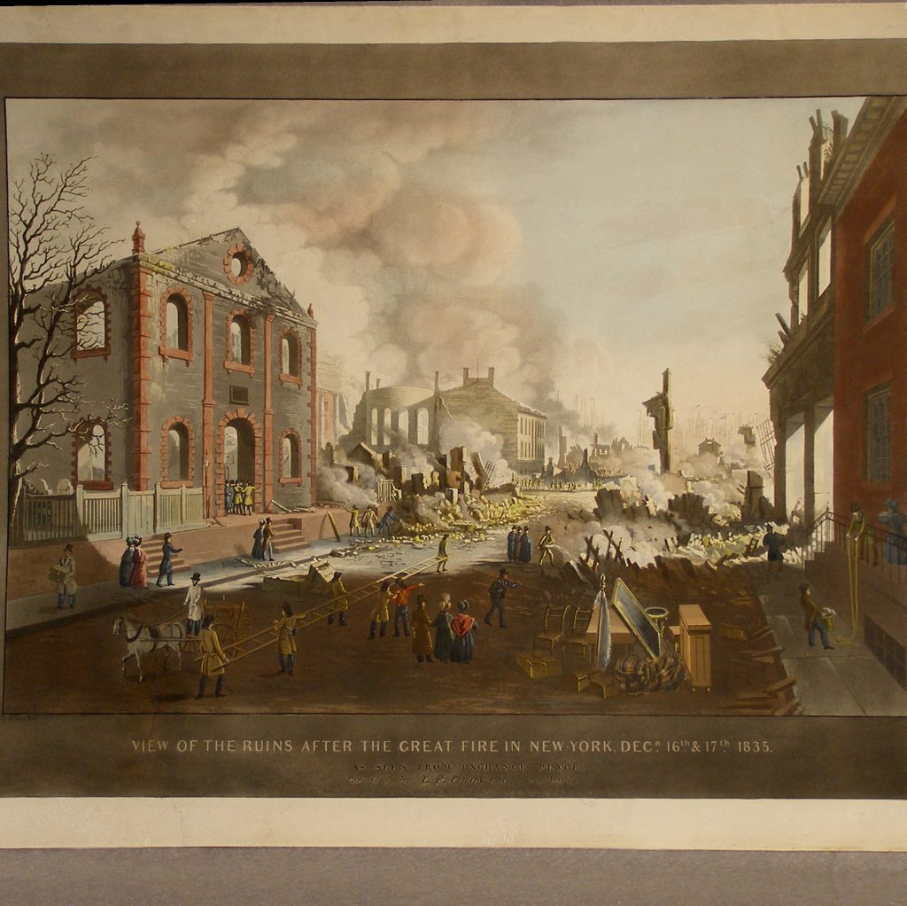 Prints of The Great Fire of New York 1835 - Paul Kleinwald Art & Antiques