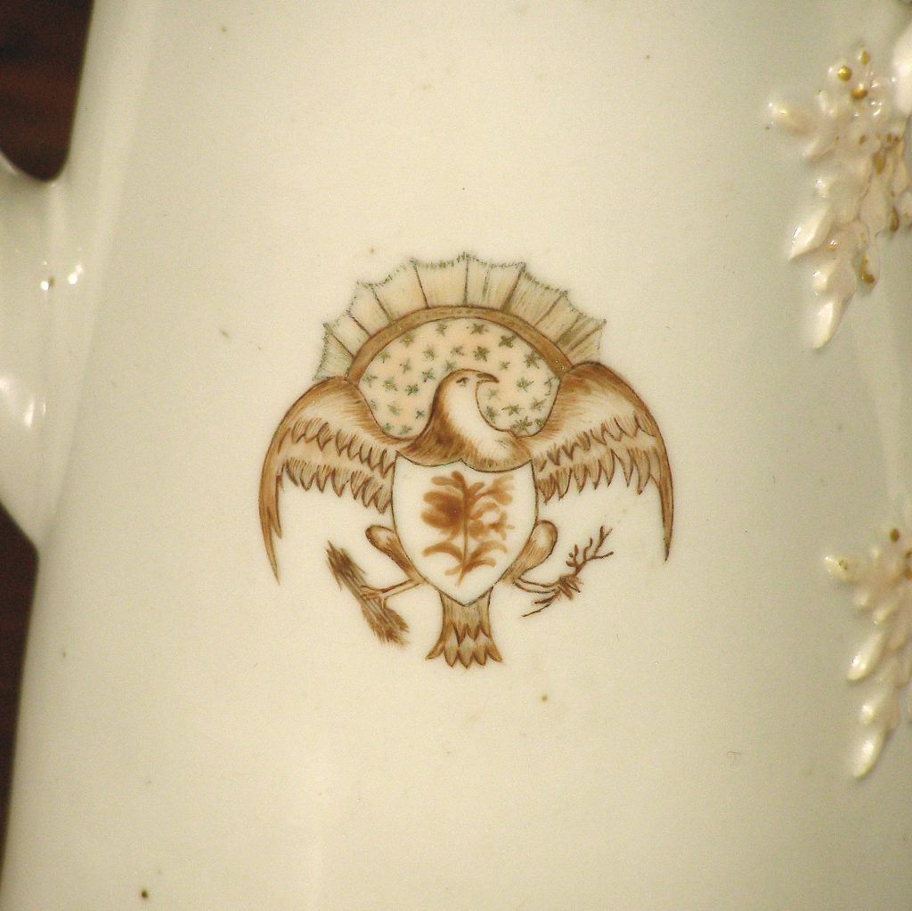 American Eagle Decorated Chinese Coffee Pot, Ca. 1800 - Paul Kleinwald ...