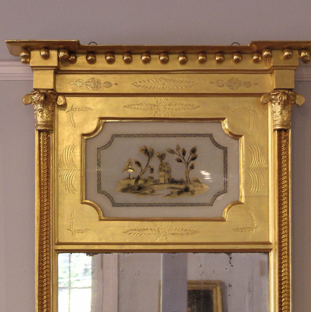 Federal Period Gold Leaf Mirror, Ca. 1820 - Paul Kleinwald Art & Antiques