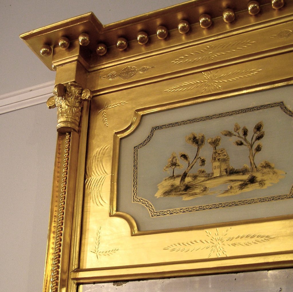 Federal Period Gold Leaf Mirror, Ca. 1820 - Paul Kleinwald Art & Antiques