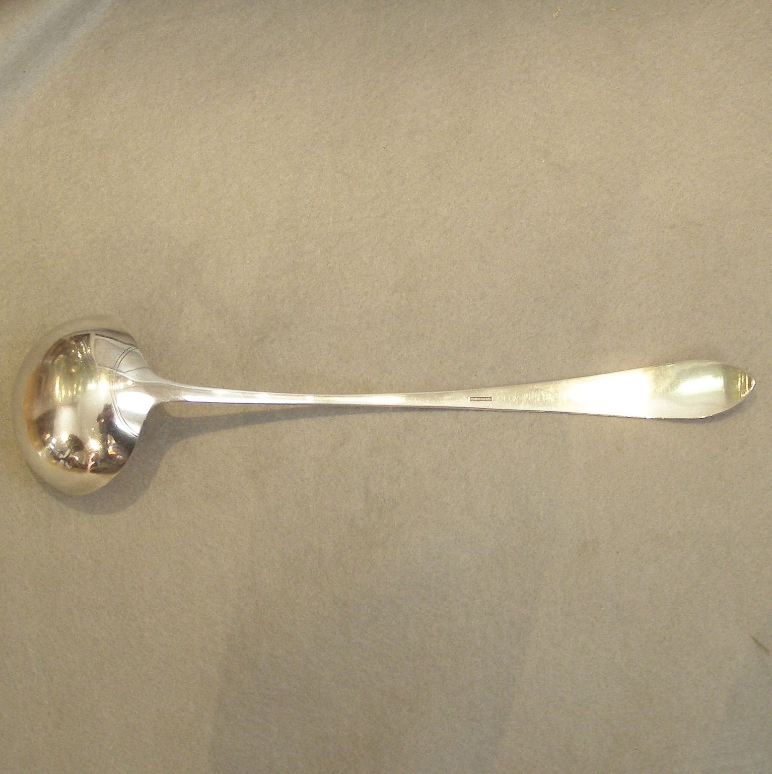 Boston Coin Silver Soup Ladle, Ca. 1800 - Paul Kleinwald Art & Antiques