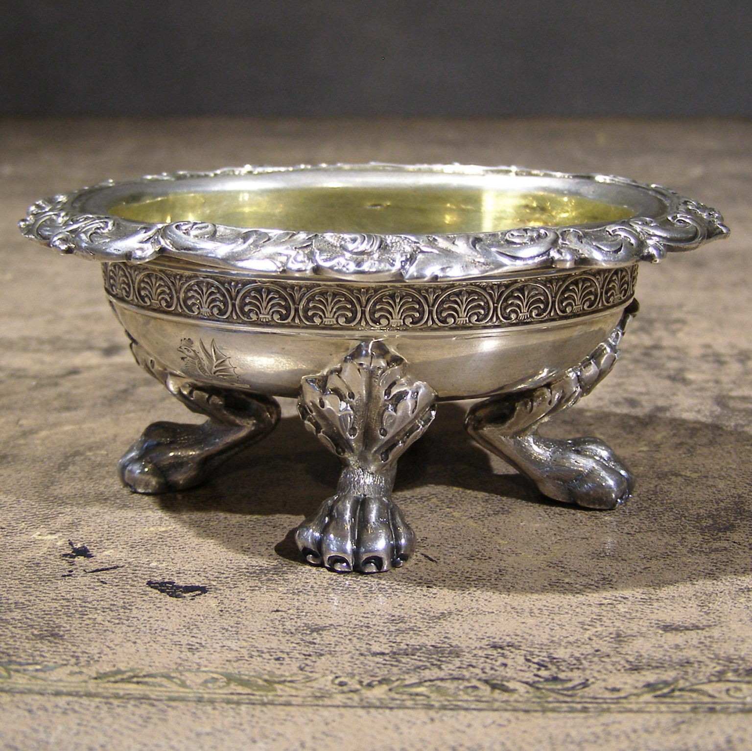 Sterling Silver Open Salt Cellars, London,1805 by John Emes - Paul ...