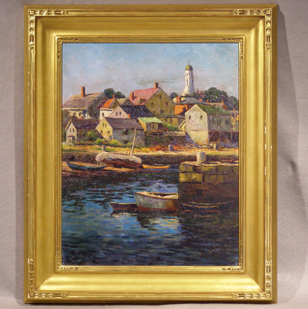Arthur E. Ward, Rockport Harbor Maine, Ca 1920 - Paul Kleinwald Art ...