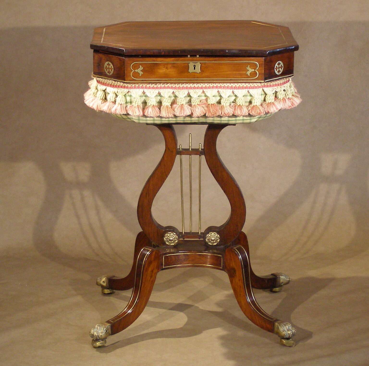 Sewing Table, Regency Period Ca. 1820 - Paul Kleinwald Art & Antiques