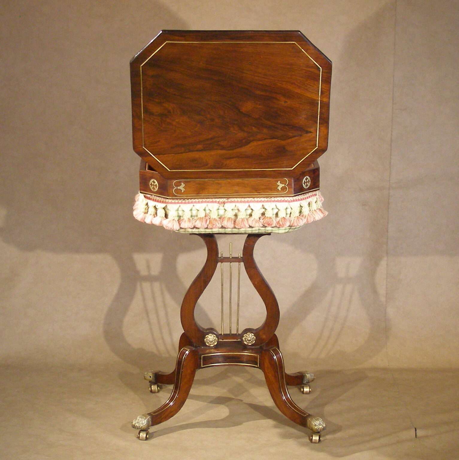 Sewing Table, Regency Period Ca. 1820 - Paul Kleinwald Art & Antiques